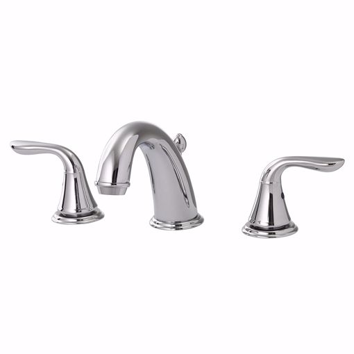 TRANSITIONAL WIDE SPREAD BATH FAUCET CHROME
